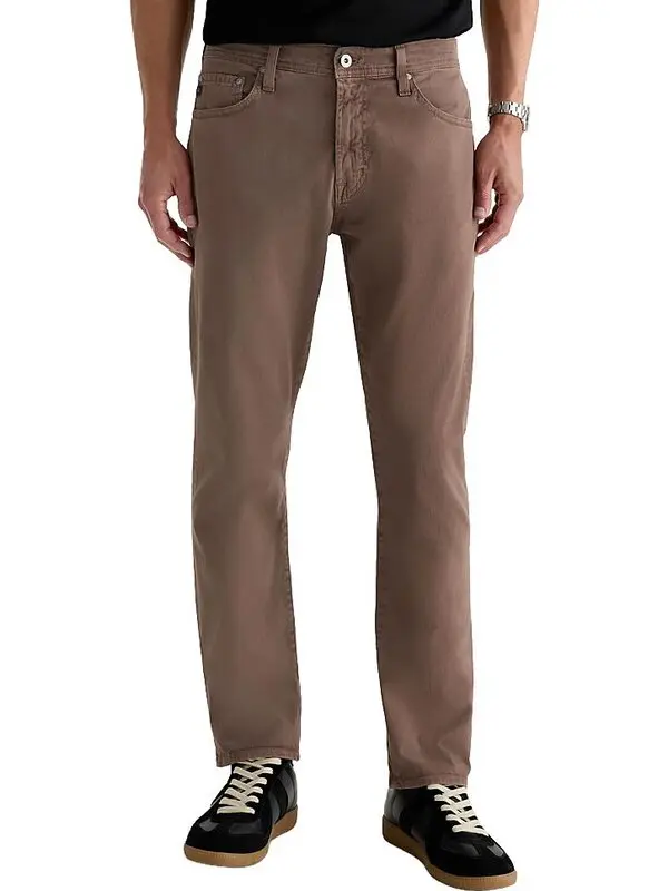 Ag Everett Straight Fit Twill Pants - Sulfur Taupe