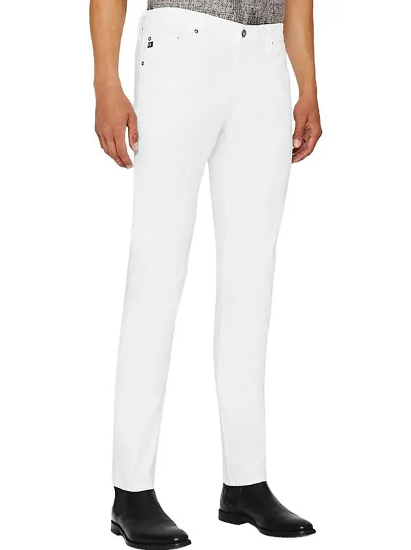 Ag Everett Straight Fit Twill Pants - White