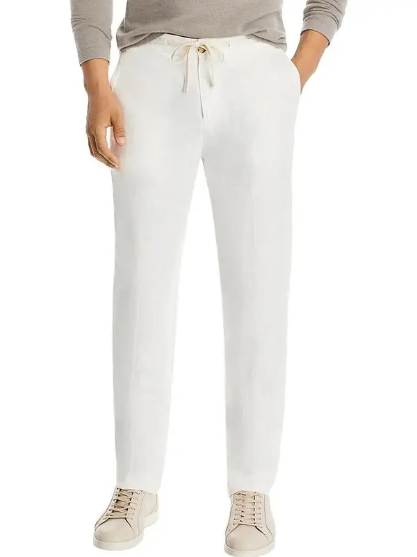 Vince Lightweight Hemp Trousers - Bone