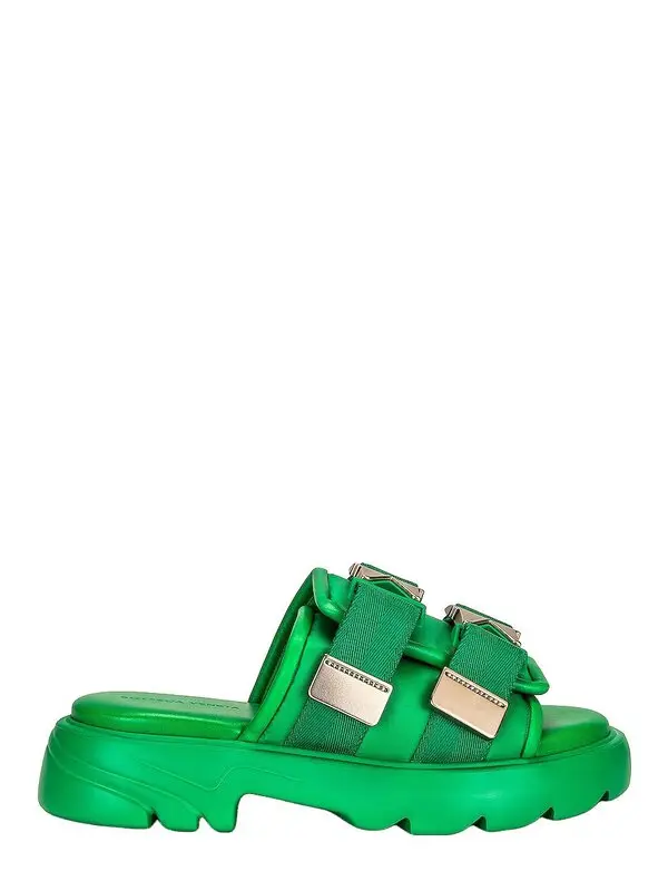 Bottega Veneta Flash Buckle Sandals - Grass