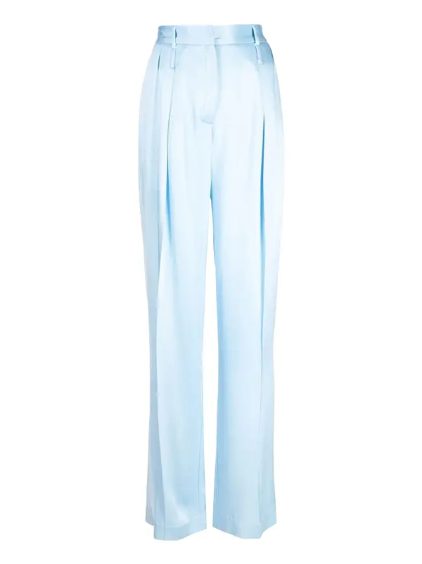 ACT Nº1 High-waist Tailored Trousers - Blue