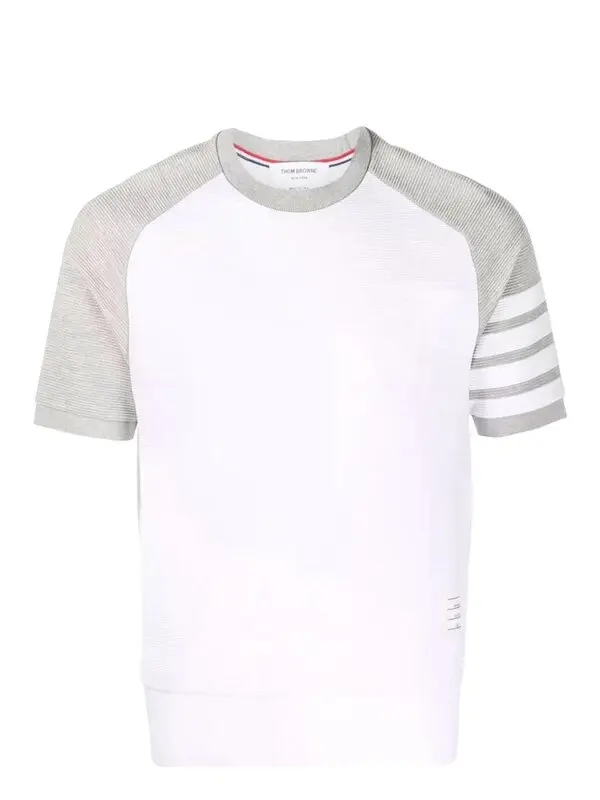 Thom Browne 4-bar Stripe T-shirt - White