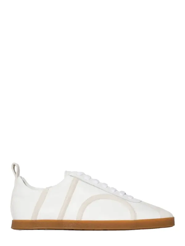 TOTÊME - TOTEME The Leather Low-Top Sneakers