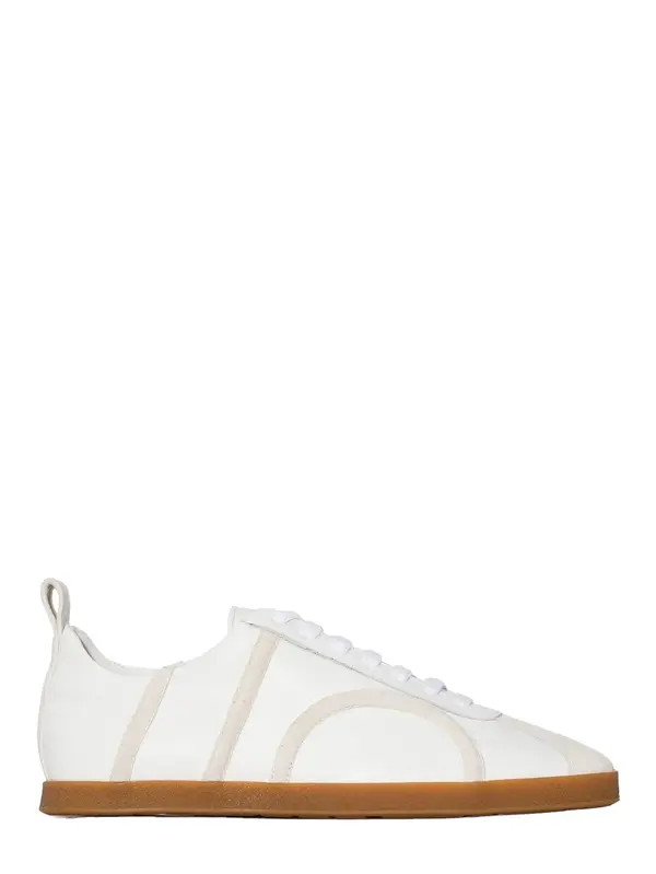 TOTEME The Leather Low-top Sneakers - White