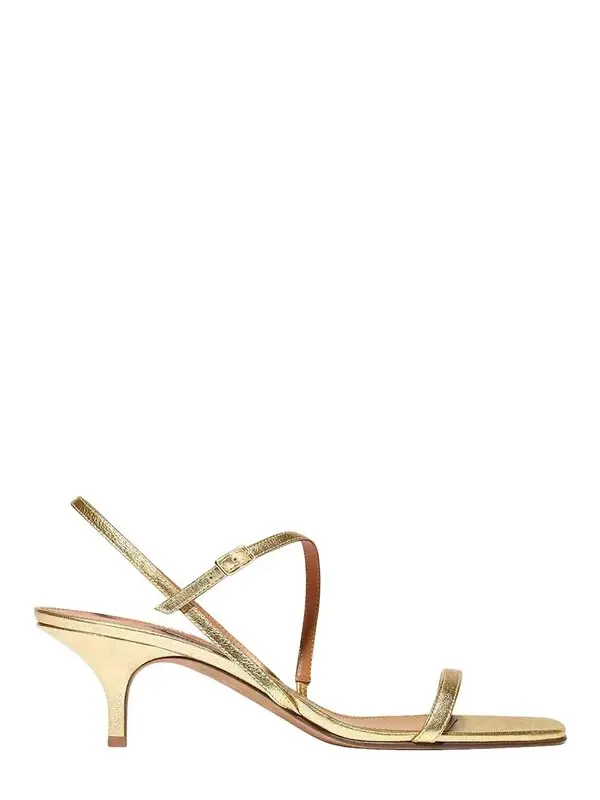 EMME PARSONS Hugo 50mm Strappy Sandals - Washed Gold