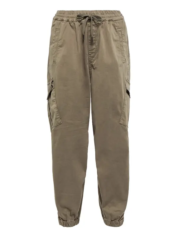 Ag Cotton Cargo Trousers - Green