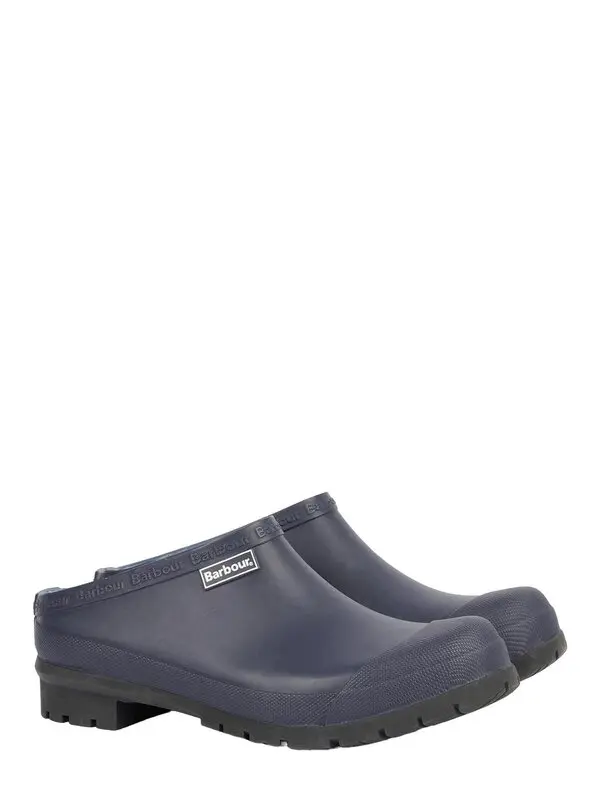 Barbour Quinn Rubber Clogs - Navy