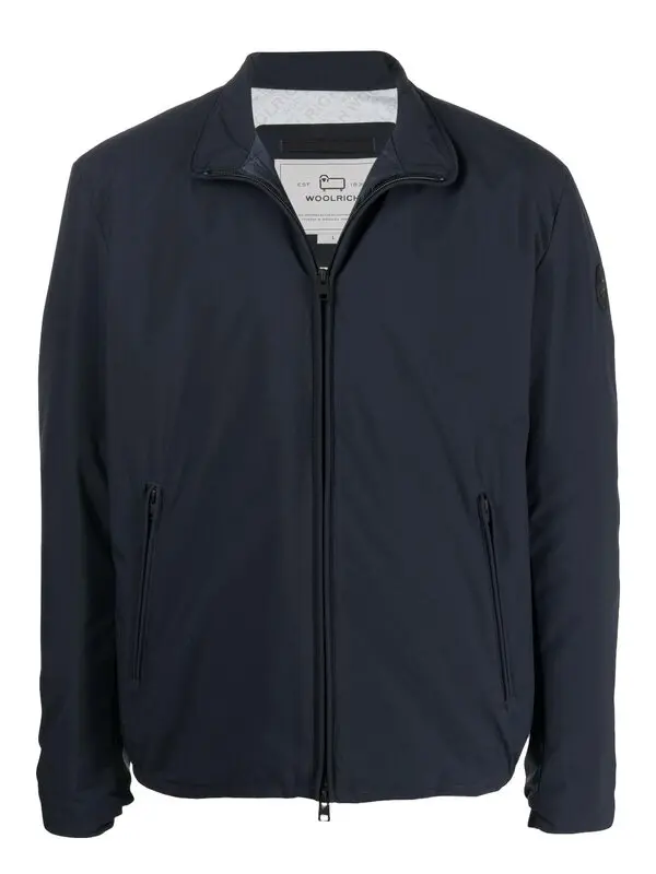 Woolrich Padded Bomber Jacket - Blue