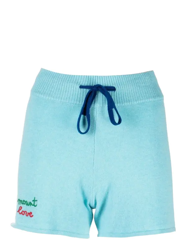 Rossignol Mount Of Love Knitted Shorts - Blue
