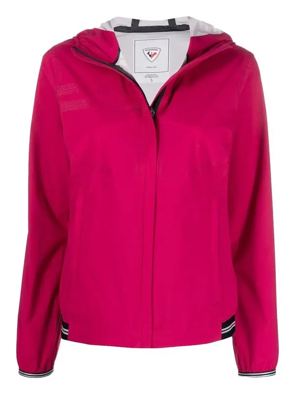 Rossignol Hooded Zip-up Jacket - Red