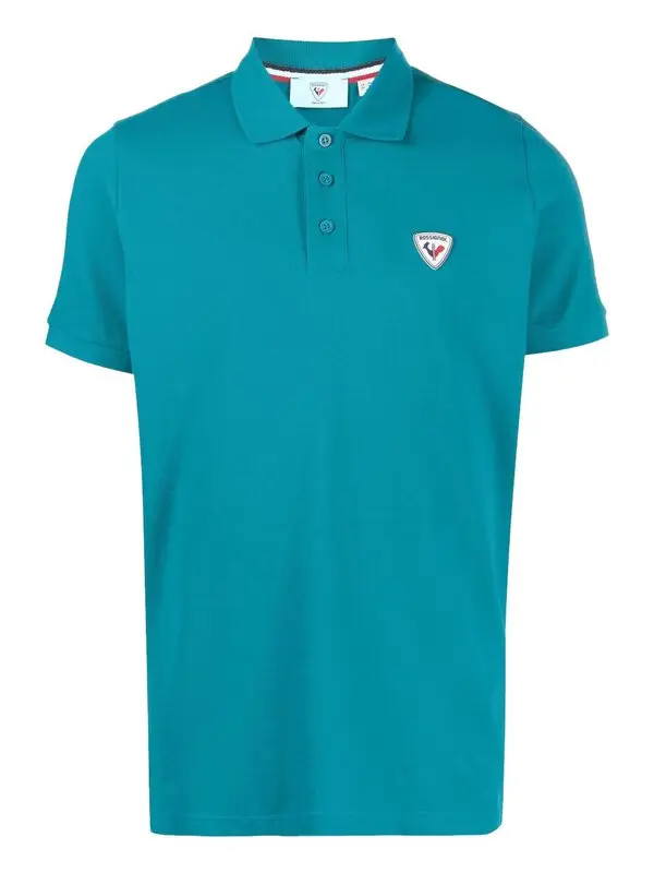 Rossignol Logo-applique Polo Shirt - Blue
