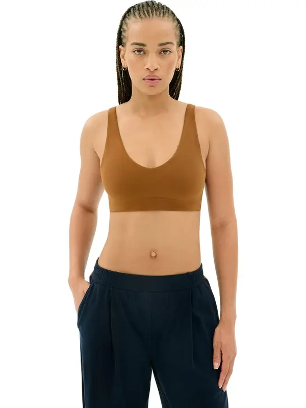 Splits59 Airweight Scoop Back Bra - Honey