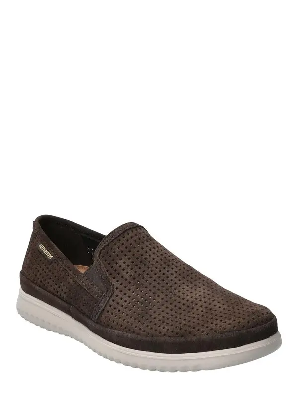 Mephisto Tiago Perforated Loafer - Dark Brown