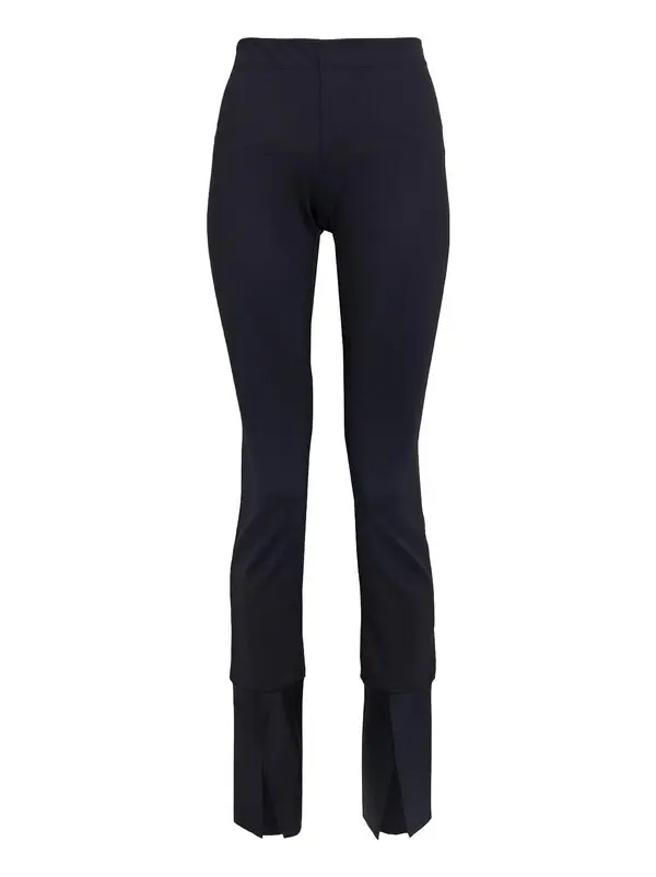 Rosetta Getty Ponte Skinny Pants - Black