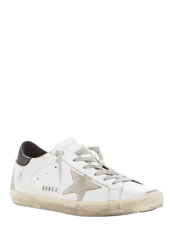 GOLDEN GOOSE Super-star Low Top Sneakers - White/ice