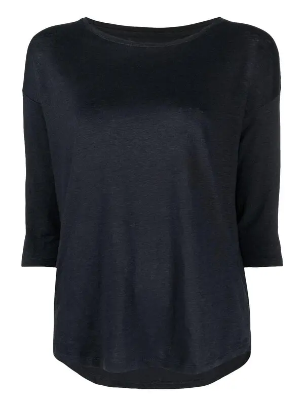 Majestic Filatures Scoop-neck Top - Blue