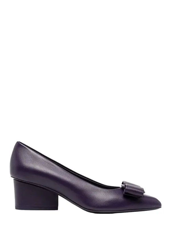 FERRAGAMO 55mm Viva Pumps - Purple