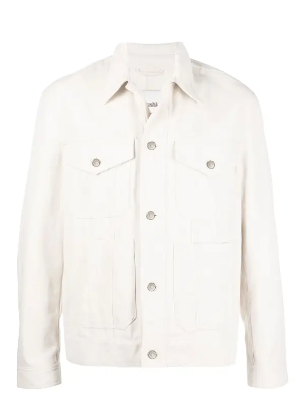 Nanushka Button-front Jacket - Neutrals