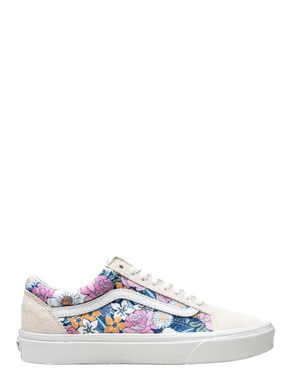VANS Old Skool Retro-floral Sneakers - Neutrals