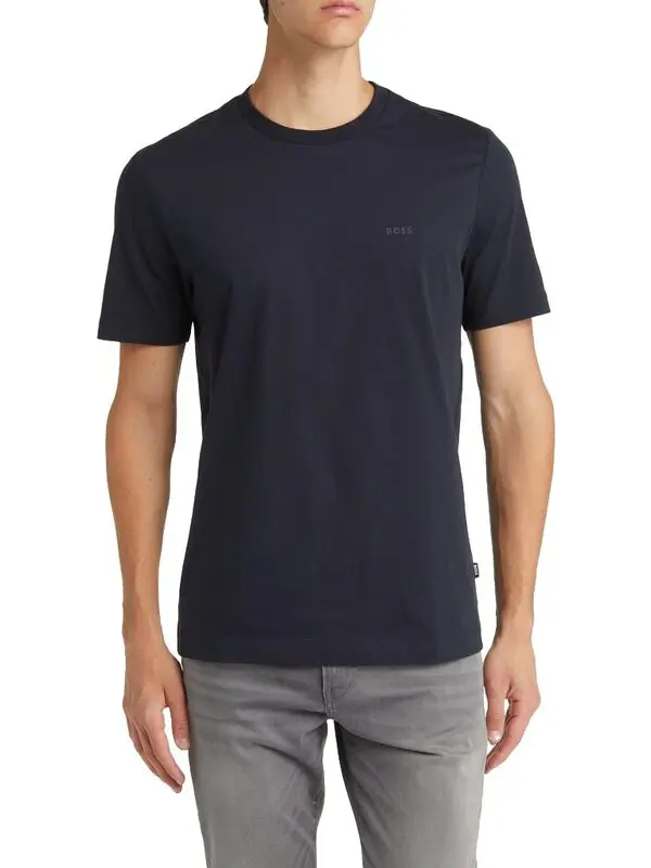 BOSS Thompson Solid T-shirt - Dark Blue