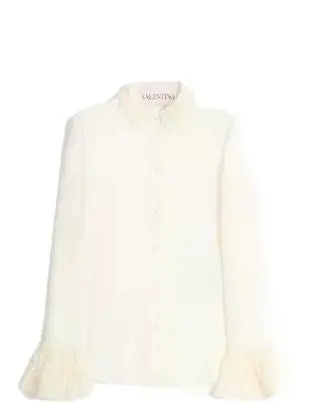 Valentino Garavani Georgette Blouse - Ivory