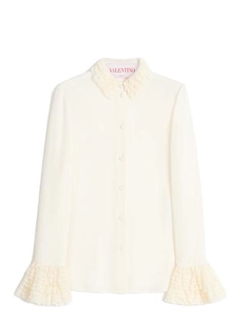 Valentino Garavani Georgette Blouse - Ivory