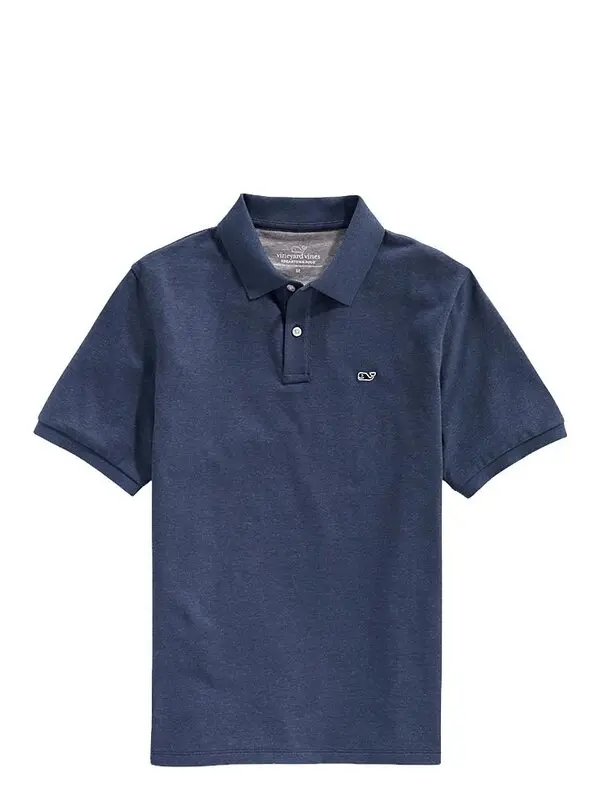 Vineyard Vines Edgartown Classic Fit Pique Polo Shirt - Deep Bay