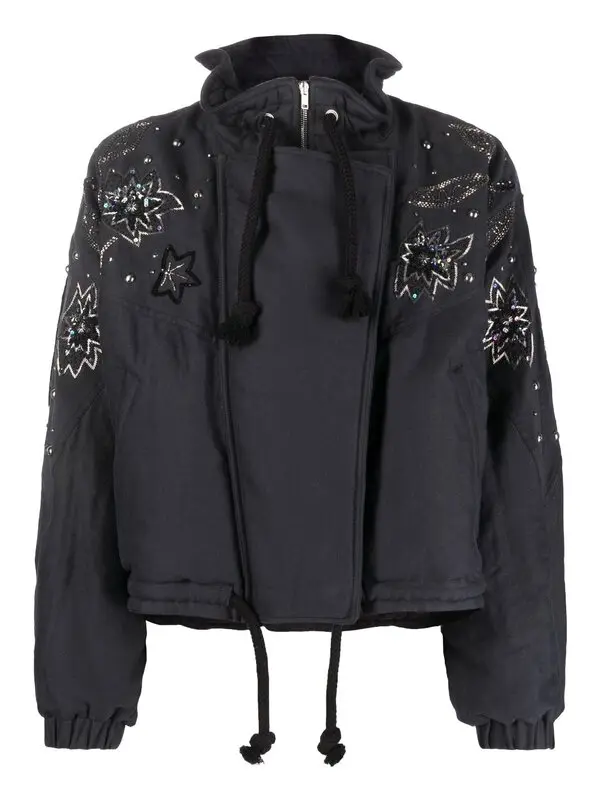 Isabel Marant Kalassia Embroidered Jacket - Blue
