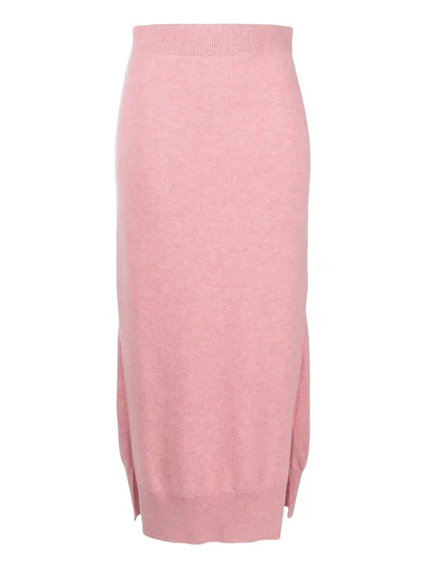 BARRIE High-waisted Knit Skirt - Pink