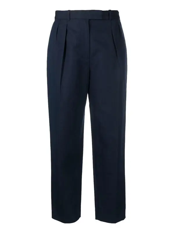 A.p.c. Concealed-front Fastening Trousers - Blue
