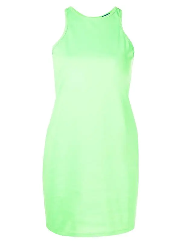 Lhd Hockney Sleeveless Mini Dress - Green