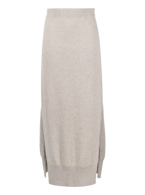 BARRIE High-waisted Knit Skirt - Neutrals