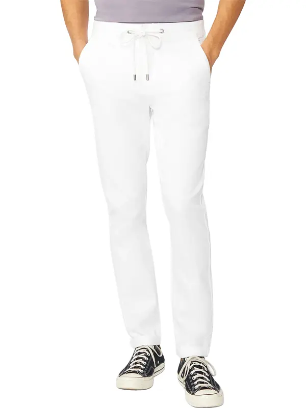 Paige Fraser Stretch Twill Cuffed Pants - Atlantic Frost