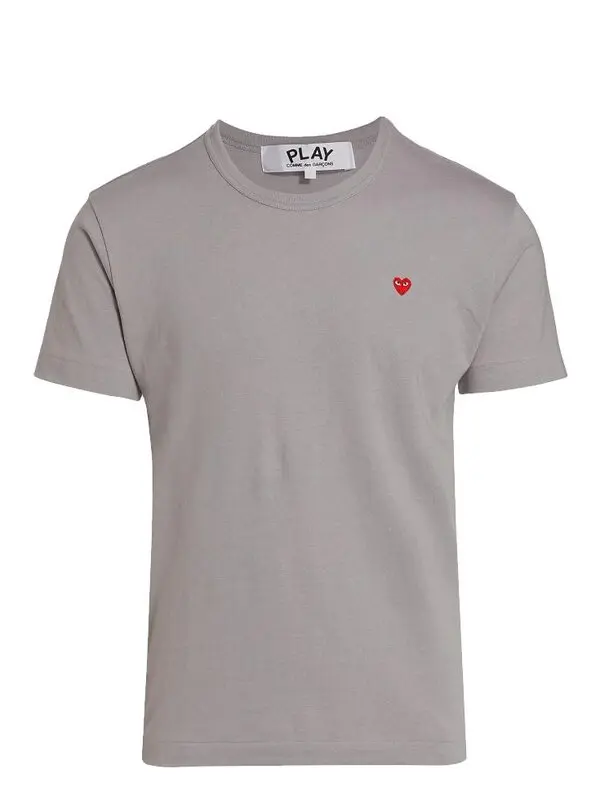 Play Comme Des Garcon Heart Crewneck T-shirt - Blue