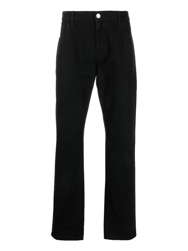 Raf Simons Mid-rise Straight-leg Jeans - Black