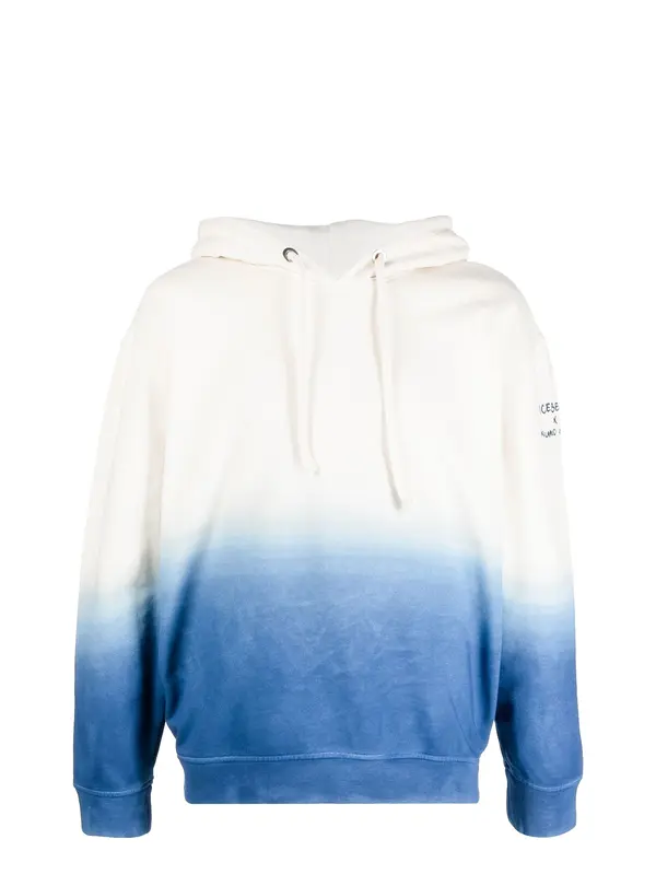 Iceberg X Kailand O. Morris Gradient Hoodie - Blue