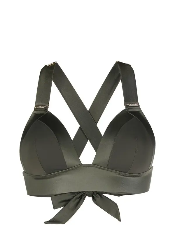 Marlies Dekkers Cache Coeur Bralette Bikini Top - Green