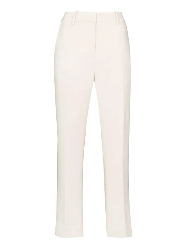 HOLZWEILER Slim-cut Cropped Trousers - Neutrals