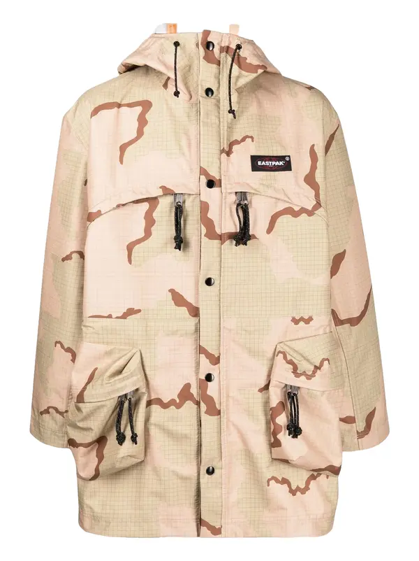 UNDERCOVERISM Logo-patch Graphic-print Jacket - Brown