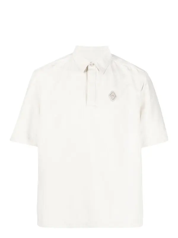 A-COLD-WALL* Typeset Polo Shirt - Neutrals