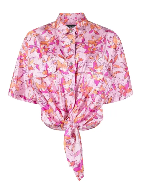 Isabel Marant Floral-print Shirt - Pink