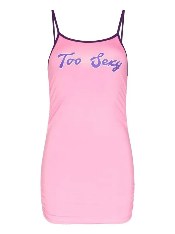 Natasha Zinko Slogan-print Vest Top - Pink