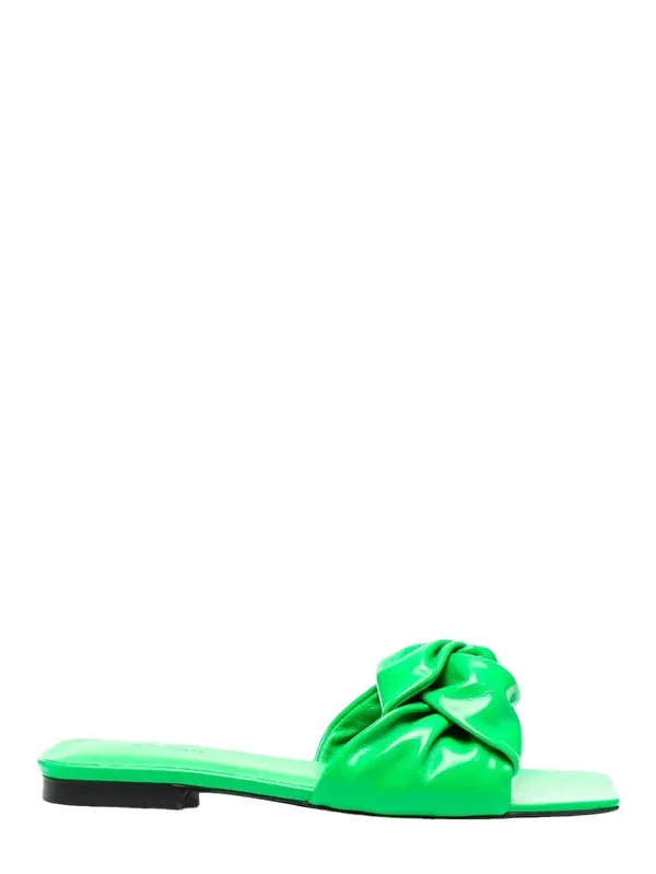 By Far Lima Open-toe Sandals - Green