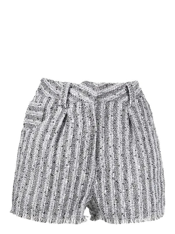 IRO PARIS Honza Striped Shorts - Black
