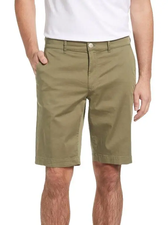 BRAX Bozen Stretch Cotton Shorts - Olive