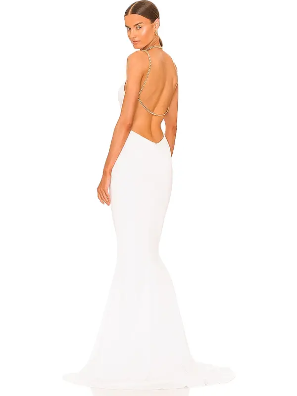 Retrofete Valentina Gown - White