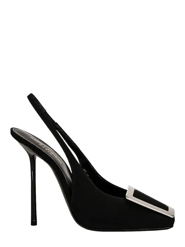 Saint Laurent Pablo Slingback Heels - Nero
