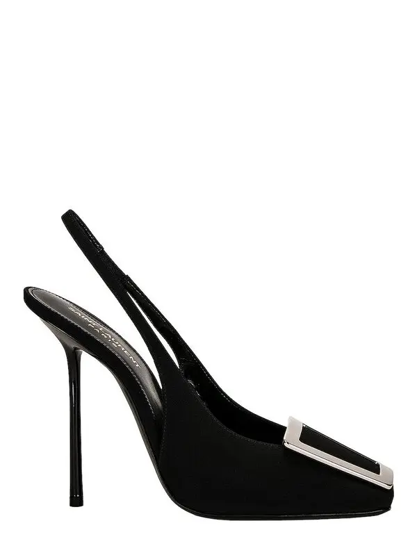 Saint Laurent Pablo Slingback Heels - Nero