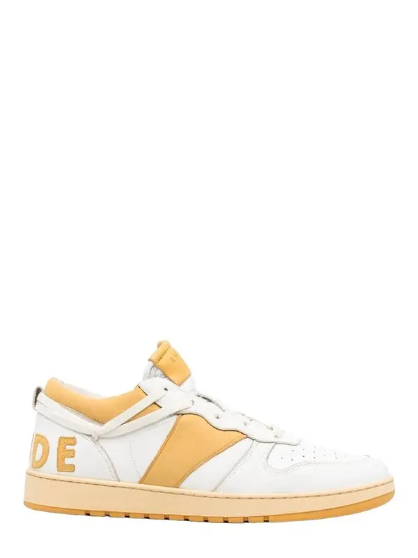 Rhude Colour-block Low-top Sneakers - White