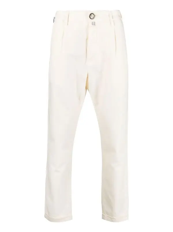 Jacob Cohen Straight-leg Cropped Trousers - White